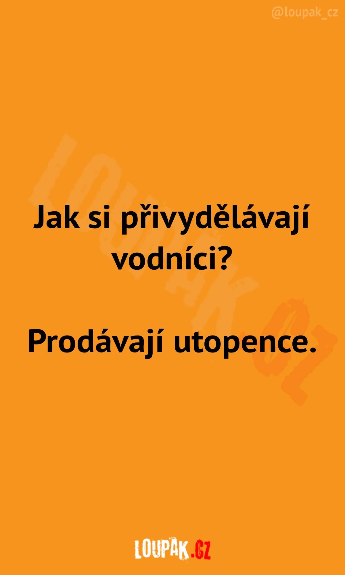 Jak si přivydělávají vodníci | Loupak.cz