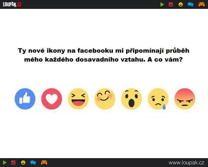Emotikony na FB | Loupak.cz