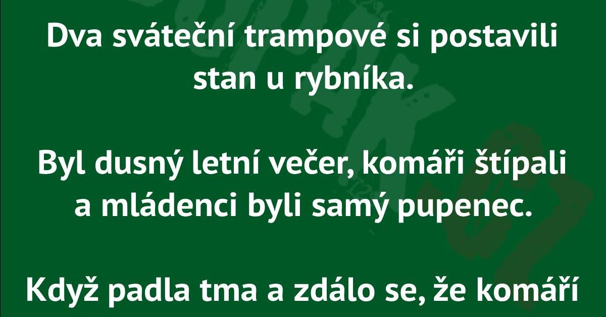 Postavili stan u rybníka | Loupak.cz
