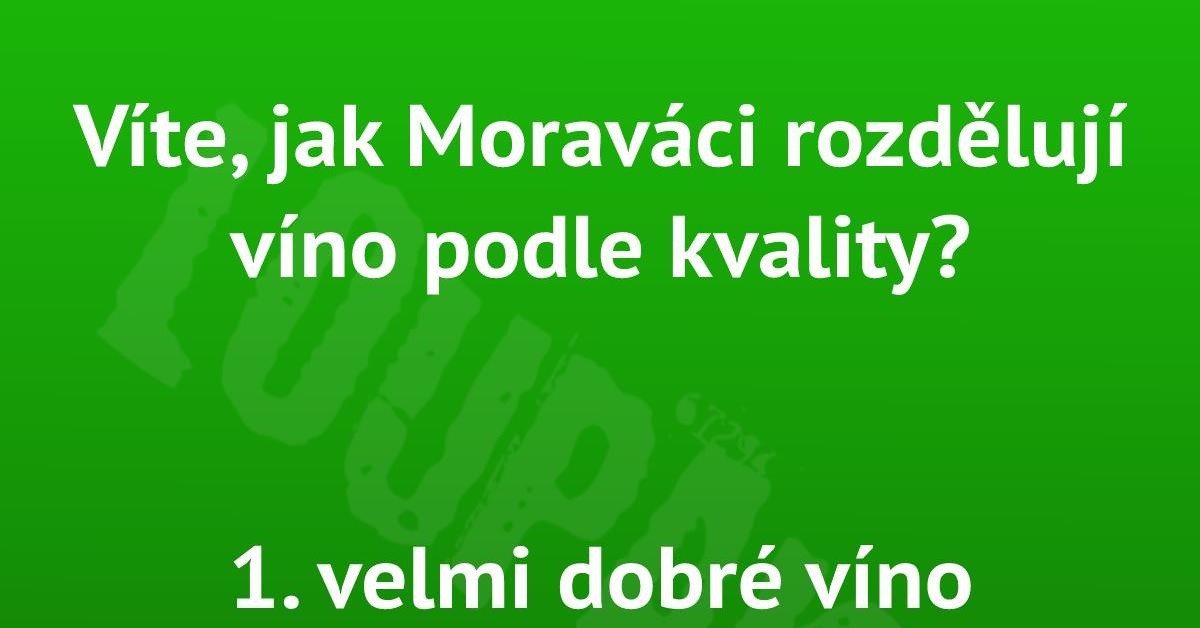 Rozdělení vína podle Moraváků | Loupak.cz