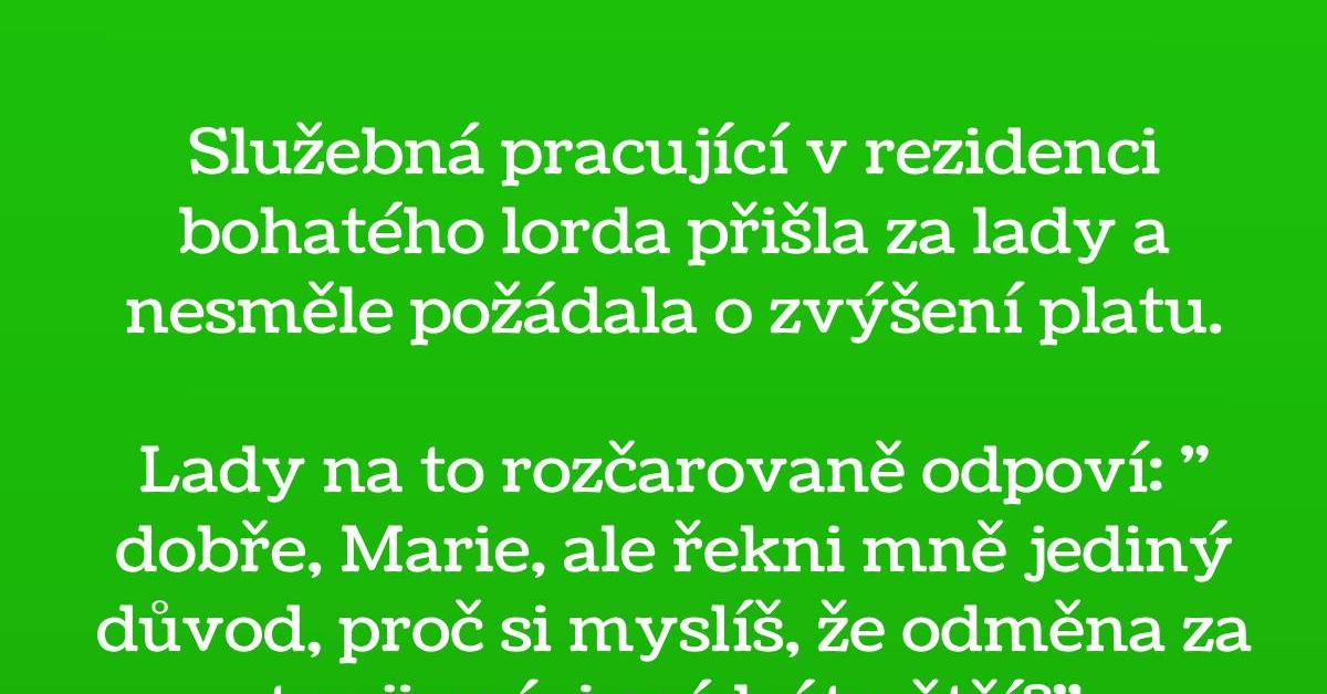 Tři důvody pro zvýšení platu | Loupak.cz